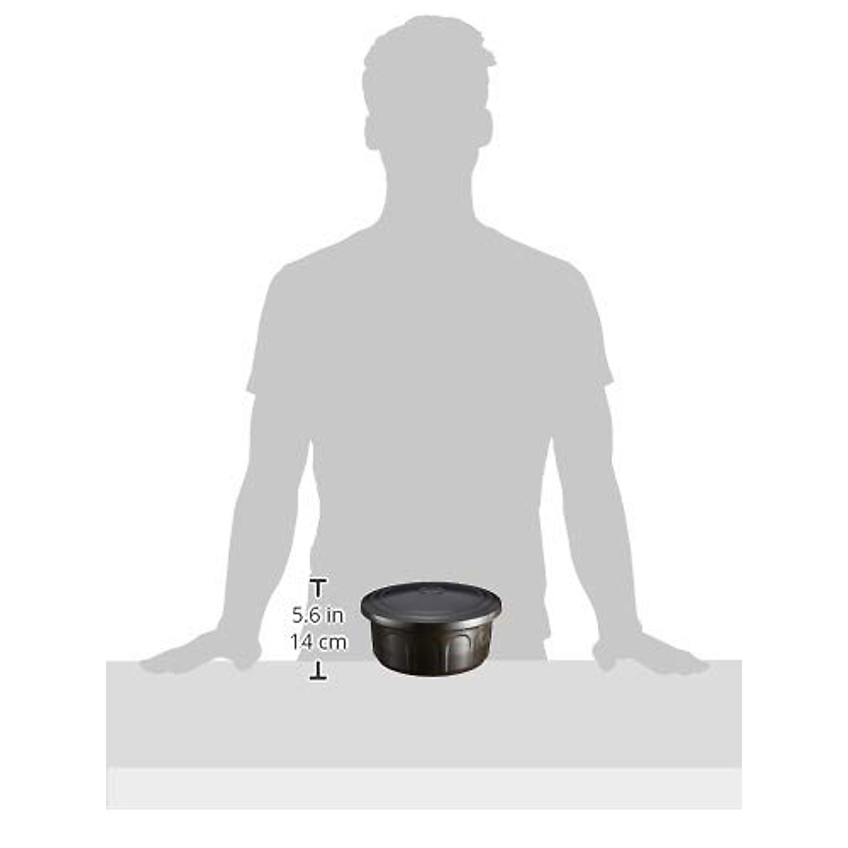 Far Porcelain for Rice Storage Containers You Ohitsu Red Ceramics (1500cc)