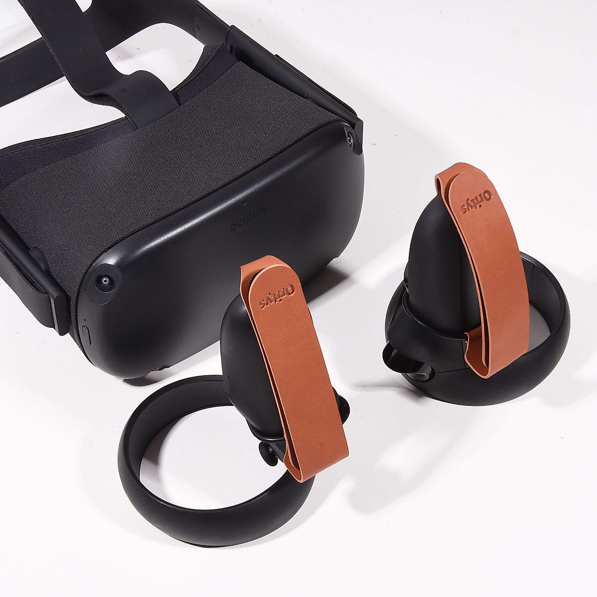 Oritys Strap for Oculus Quest/Oculus Rift S Touch Controller Grip, Oculus Quest/Rift S Accessories. Black, 1 Pair.