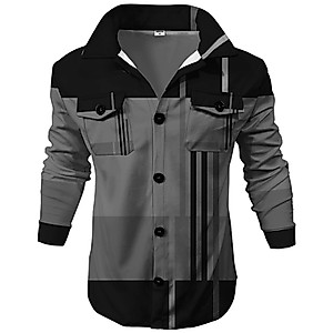 Huazi2 Mens Jacket Turtle Polo Shirt Pinstripe Suit Mens Cardigan Sweater Zip Up Hoodies Jacket Sun Hoodie Fishing Cycling Jackets for Men Windproof Plus Size Blazer Tan Suit Mens(Coffee,Small)