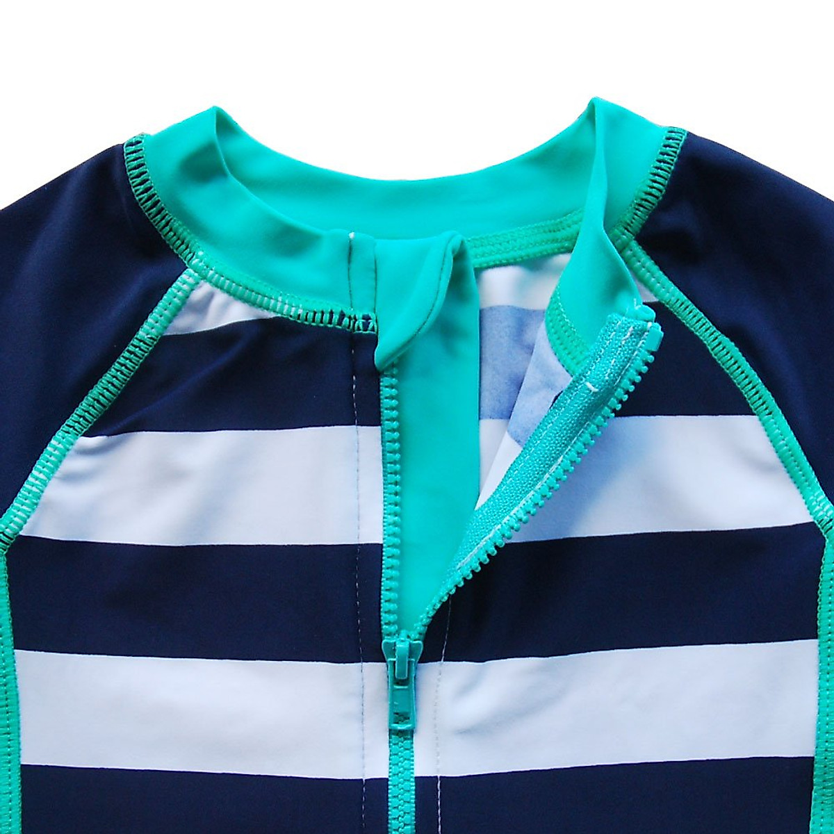 Baby Beach One-Piece Swimsuit UPF 50+ -Sun Protective Sunsuit Blue,18 Months