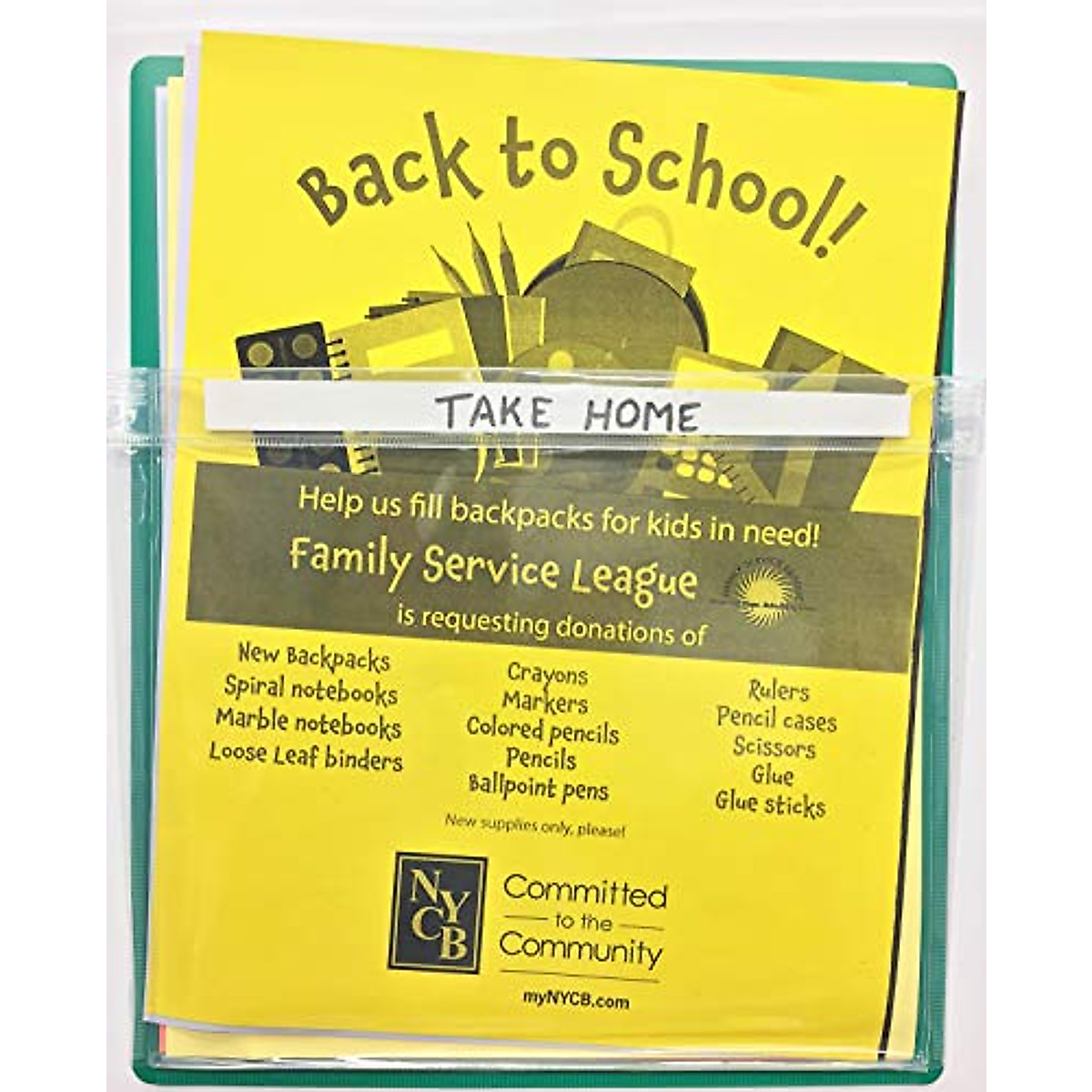 Charles Leonard Magnetic Pockets 26400, Holds up to 2.5 Pounds, 4-Pack, Assorted Colors, 4 Pack