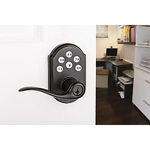 Kwikset 99120-038 Smartcode 912 Z-Wave Plus Leverset, Venetian Bronze