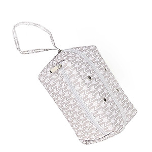 Organizer Bag for Knitting Projects, Water Resistant Travel Yarn Storage Tote Organizer Large Capacity Crochet Hook Zipper Bag for Crochet Needles Knitting Accessories Wool Balls(#2),Knitting tools