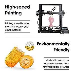 eSUN Matte PLA Filament 1.75mm, Low Density Matte 3D Printer PLA Filament, 1KG Spool 3D Printing Filament for 3D Printers, Peach Pink