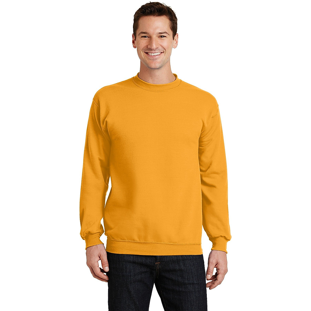 Port & Company Core Fleece Crewneck Sweatshirt Gold