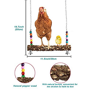Woiworco 6 Packs Chicken Toys for Coop, Chicken Xylophone Toy for Hens, Chicken Ladder Swing Toys, Chicken Pecking Toys, and Vegetable Hanging Feeder for Chicken Bird Parrot Chicken Coop Accessories