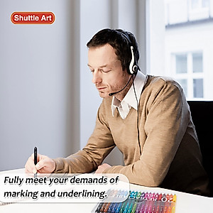 Colored Gel Pens, Shuttle Art 20 Colors Retractable Gel Ink Pens with Grip, Medium Point (0.7mm) Smooth Writing for Adults and Kids Writing Journaling Taking Notes Drawing at School Office Home