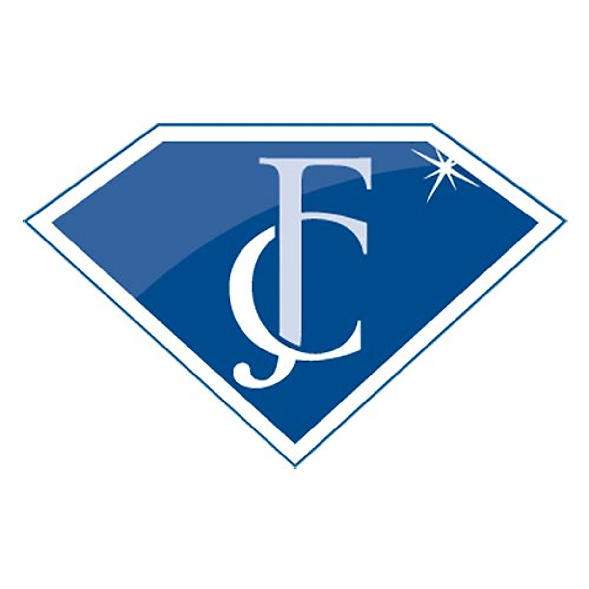 FJC Finejewelers 2.5mm Created Sapphire and White Topaz Band/Ring Sterling Silver Size 7