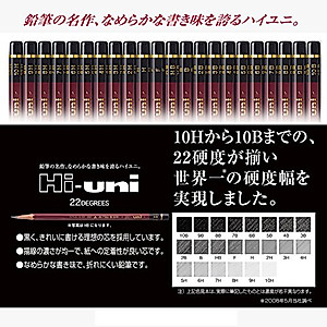 uni Hi Wooden Pencil - 10B - Box of 12 (HU10B)