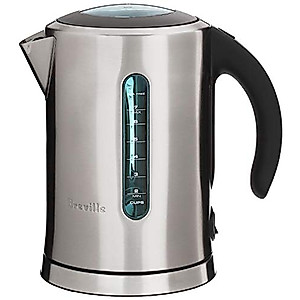 Breville BKE700BSS Soft Top Pure Countertop Electric Kettle, Brushed Stainless Steel
