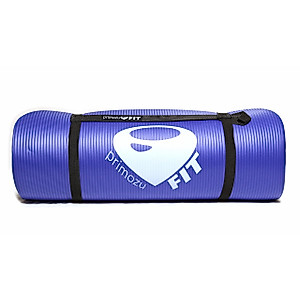 Primozu FIT Ultra-Thick Yoga Mat (BLUE, 5/8")