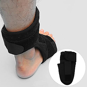 Healifty Plantar Fasciitis Socks Night Splints Ankle Brace Foot Pain Support Sleeve Wrap Orthotic Brace for Plantar Fasciitis Sprains Black Size M Plantar Fasciitis Sock Night Splint