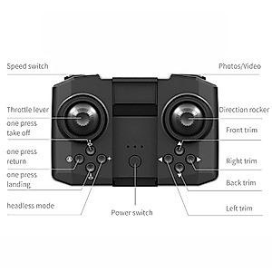 Mini Drone with Camera Drones for Adults Drone for Beginner 1080P Drones with Camera Live Video FPV Helicopter Altitude Hold Drone Lozenge HJ78 RC Drone (1 Battey&1080P WiFi Camera, Orange)