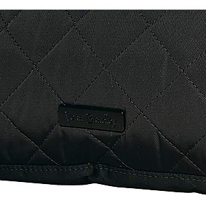 Vera Bradley Women's Performance Twill Triple Zip Hipster Crossbody Purse, Black, One Size