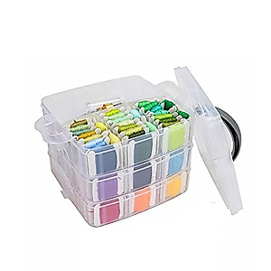 IRDFWH Embroidery Thread Floss Set 150 Colors Cross Stitch Floss Threads Scissors Needles Craft DIY Sewing Accessories Kit