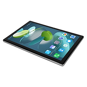 Yoidesu 10.1in Tablet for Android, 5G WiFi 4G LTE Call Tablet with BT Keyboard, FHD Touch Screen Ultra Thin Tablet, 8GB RAM 256GB ROM, Octa Core CPU, Dual Speakers Dual Cam (US Plug)