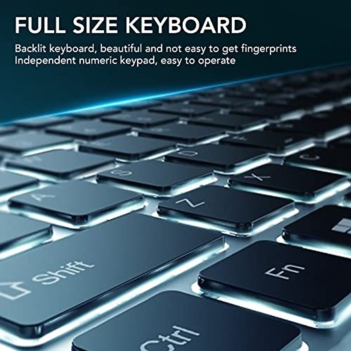 Shanrya 15.6in Laptop, High Performance Processor Ultra Thin Long Battery Life Laptop Computer 100-240v for Work (16+512G US Plug)