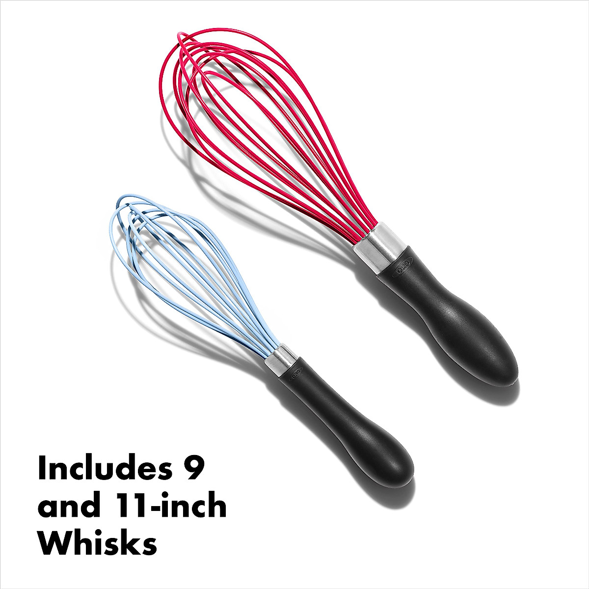 OXO Good Grips 2-Piece Silicone Whisk Set