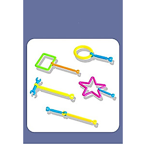 Fun toys 560 PCS Building Blocks Set, Different Shape Educational Construction Engineering Set 3D Puzzle, Interlocking Creative Connecting Kit,Great Toy for Both Boys and Girls CMB-076