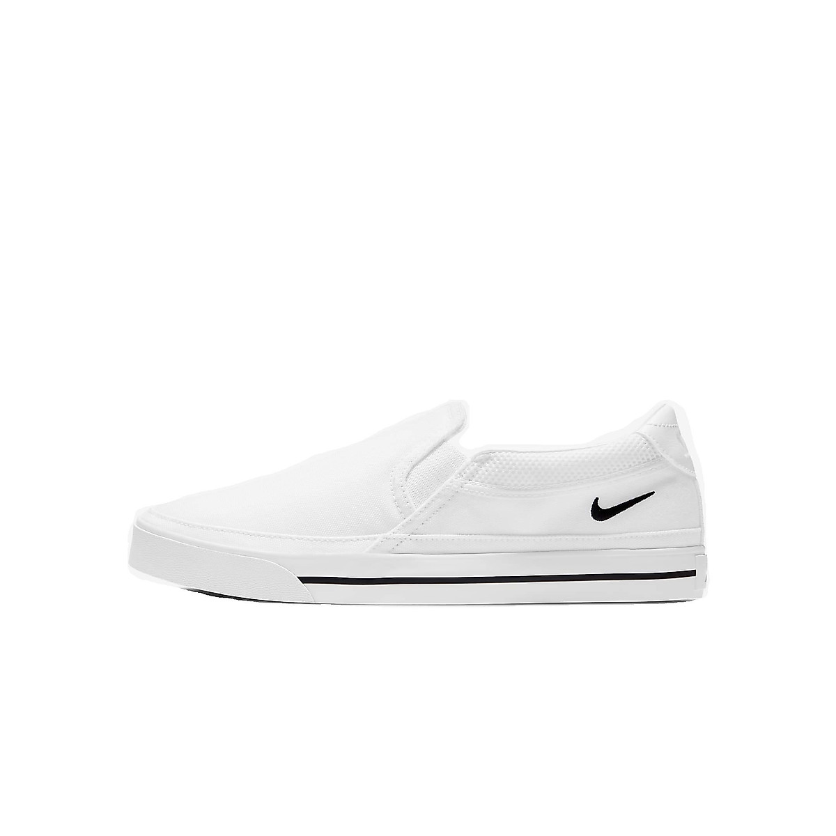 Nike Womens Court Legacy Canvas Slip On White Size 11