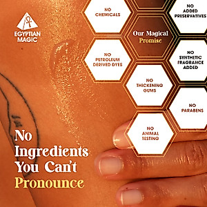 EGYPTIAN MAGIC - All Purpose Face, Body, and Dry Skin Moisturizing Cream, Skin Protectant for Women & Men, Eczema Care Healing Balm, Scar Treatment, Stretch Marks, and Tattoo Aftercare, 4 & 2oz Bundle