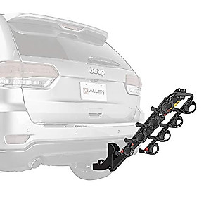 Allen Sports Premier Hitch Mounted 4-Bike Carrier, Model S545, Black