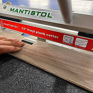 MantisTol 13" Pro Vinyl floor cutter with 13" HSS Replacement Blade; 3 pcs slotting blades (0.5inch, 1inch, 1.3inch) and 10 inch Contour Gauge