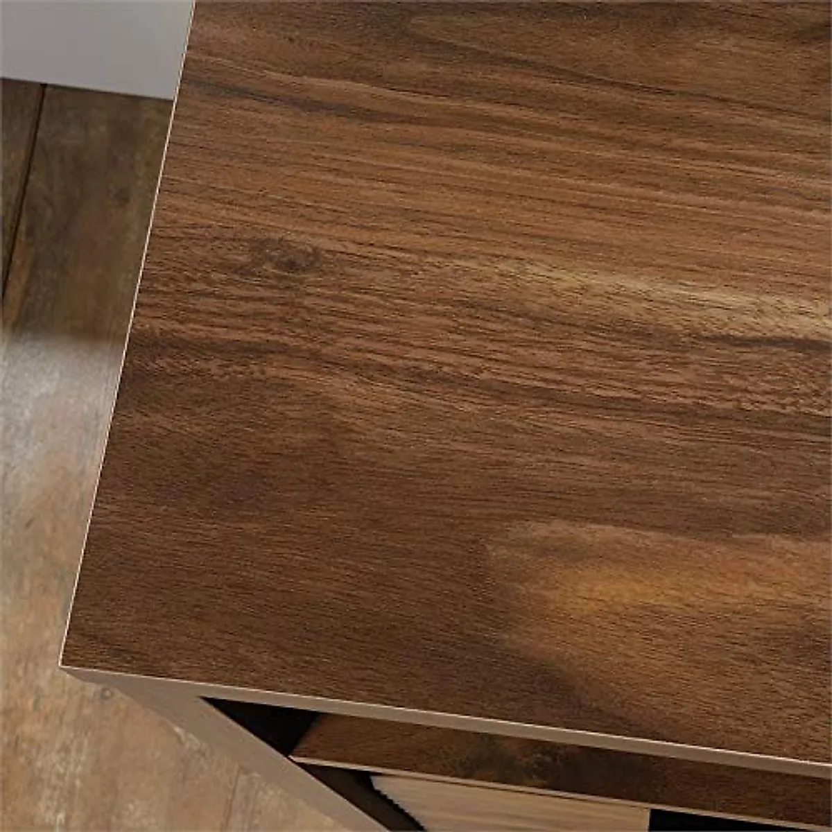 Sauder Harvey Park Engineered Wood Lateral File Storage Cabinet in Grand Walnut