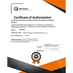 Dryer Box of 3D Printer Filament, Enisina 3D Filament Dryer Box 360° Even Heating Filament, Compatible with 1.75mm, 2.85mm, 3.00mm Filament and PLA/PETG/TPU/ABS 3D Printer Filament (Black&White)