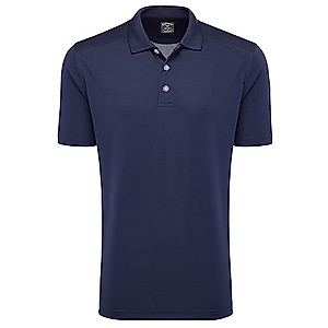 Callaway Men's Short Sleeve Core Performance Golf Polo Shirt with Sun Protection (Size Small-4X Big & Tall), Peacoat, 3X-Large