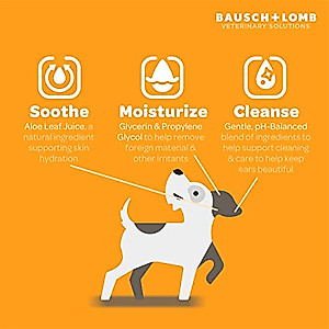 Project Watson Dog Ear Wipes, Gentle pH Balanced Formula to Help Soothe, Cleanse & Moisturize, Contains Aloe Leaf Juice, Hydrogen Peroxide & Fragrance Free, 45 Pre-Moistened Textured Wipes