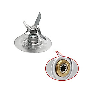 for Oster Blender Replacement Parts Blender Ice Blade with Jar Base Cap and Two Rubber O Ring Seal Gasket Accessory Refresh Kit