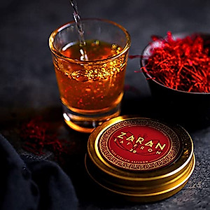 Zaran Saffron, Superior Saffron Threads (Super Negin) Premium grade Saffron Spice for Paella, Risotto, Tea's, and all Culinary Uses (2 Grams)