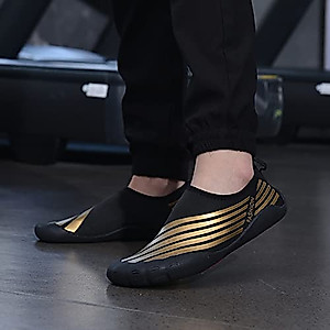 OYUXMAS Beach Water Shoes Women's Men's Fashion Men Shoes Summer Kayaking Water Shoes Barefoot Swim Shoes Quick Dry Aqua Socks Yoga Walking