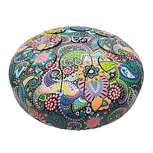 India Meets India Steel Tongue Drum [OM Design], 10 INCHES Drum w/ 8 Notes, Steel Percussion Drum with 2 Mallets & Carry Bag, Steel Drum for Meditation & Yoga - Multicolor