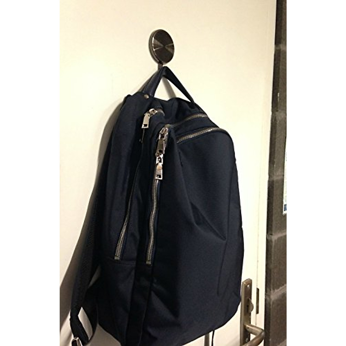 Bullseye Office Reliable Magnetic Wreath Hooks, Scratch-Free, Heavy Duty Hangers, Strong Stainless Steel Coat and Towel Rack, Wall Mount Hook for Bedroom, Bath, Closet and Garage