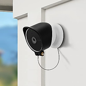 Ayotu Anti-Theft Mount for Google Nest Cam (Battery), Waterproof Barcket with Anti-Drop Cable Suitable for Outdoor Use, Black