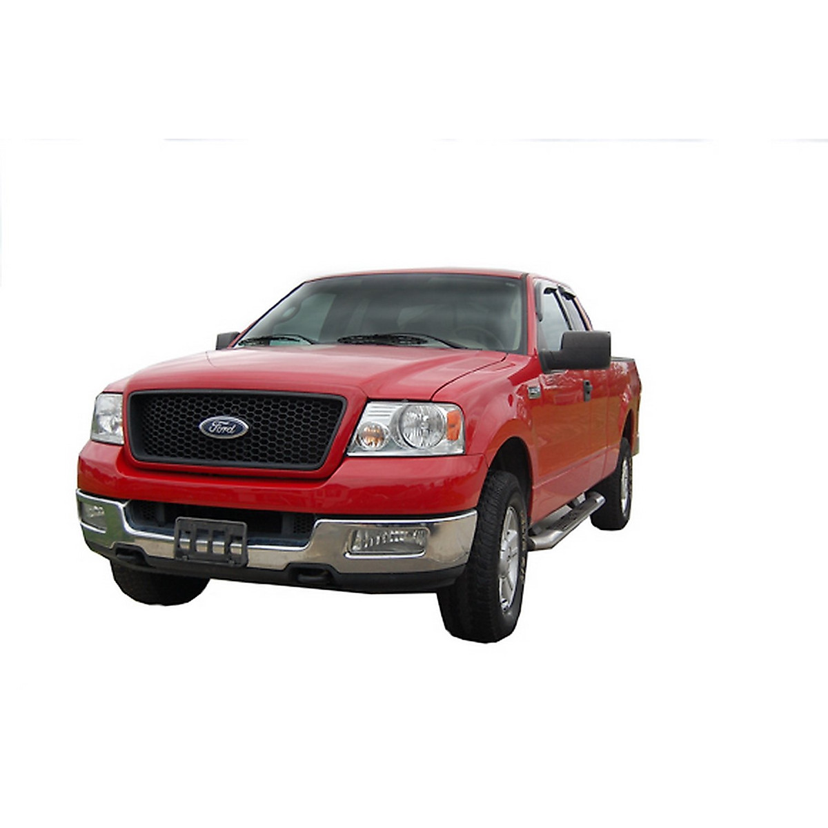 Auto Ventshade [AVS] Ventvisor / Rain Guards | Outside Mount, Smoke Color, 4 pc | 94738 | Fits 2004 - 2014 Ford F-150 SuperCab