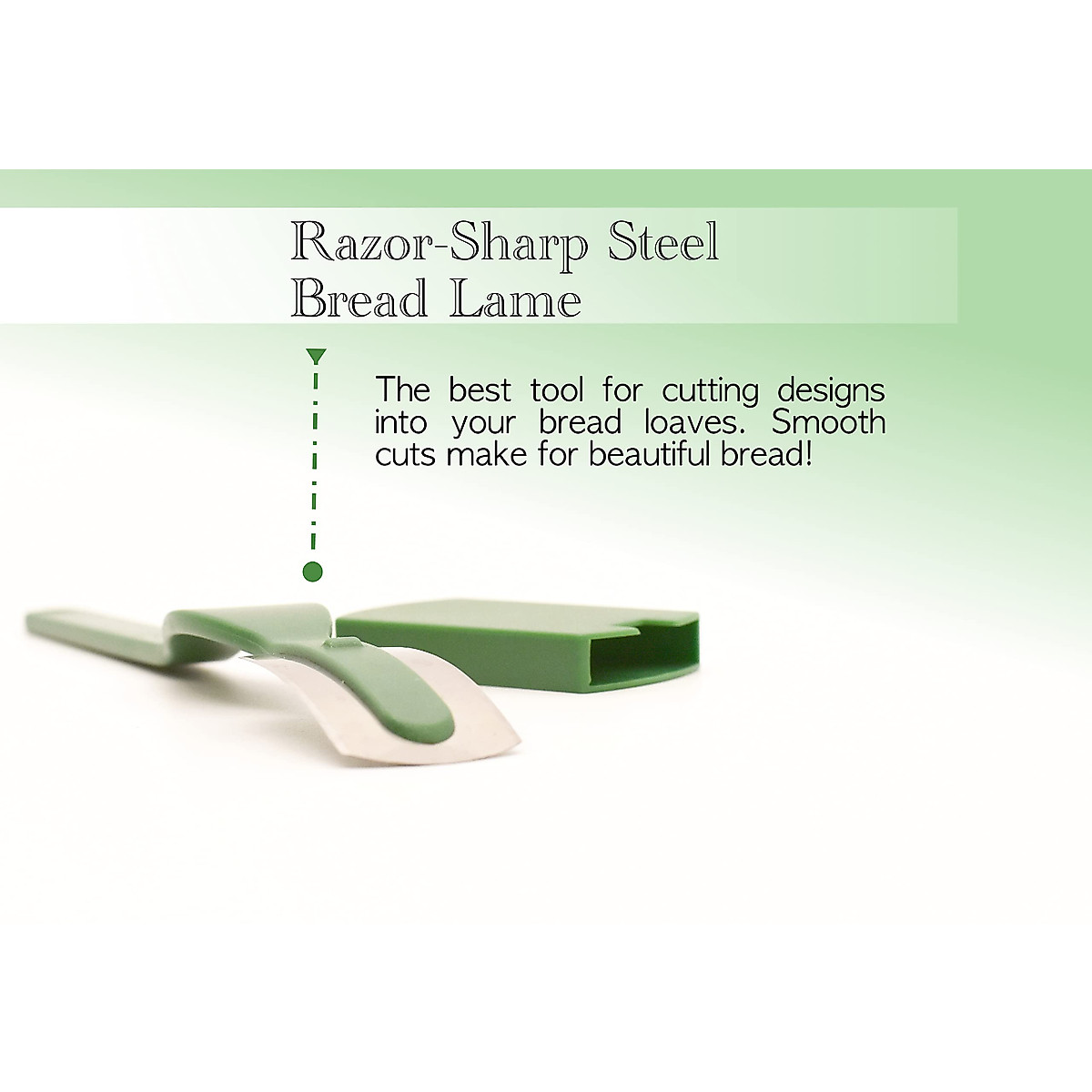 Perforated French Baguette Pan for Baking 15"x13" - 4 Wave Loaves Bread Baking Pan Set with Proofing Cloth, Bread Lame Cutter and Dough Scraper - Nonstick Baguette Bread Making Tools and Supplies