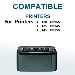 1-Pack Compatible High Capacity 008R08101 Waste Toner Container Box use for C8130 C8135 C8145 C8155 B8145 B8155 Printer (Black)