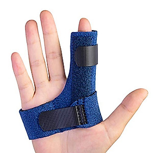 Sumifun Finger Brace, Trigger Finger Splint for Index Middle Ring Pinky Finger Arthritis Pain, Tendon Injury, Broken Mallet Finger Stabilizer Supports for Dislocated Knuckle Immobilizer Wrap for
