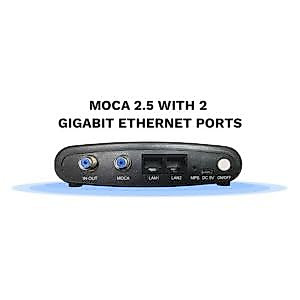 MoCA 2.5 with 2 Gigabit Ethernet Ports - Ethernet Over Coaxial Adapter (Model: TL-MC84) (Three Pack)