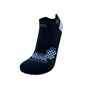 Zensah Plantar Fasciitis Relief Compression Socks - PF Night Socks for Plantar Fascia and Achilles Tendon Stability, Pain (Black, X-Large)