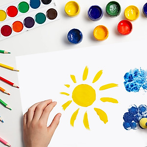 Eaasty 50 Sheets White Cardstock Paper 11 x 17 Cardstock 80lb Large Thick Printer Paper Cover Stock Paper Smooth for Inkjet or Laser Printers Flyers Menus 210g