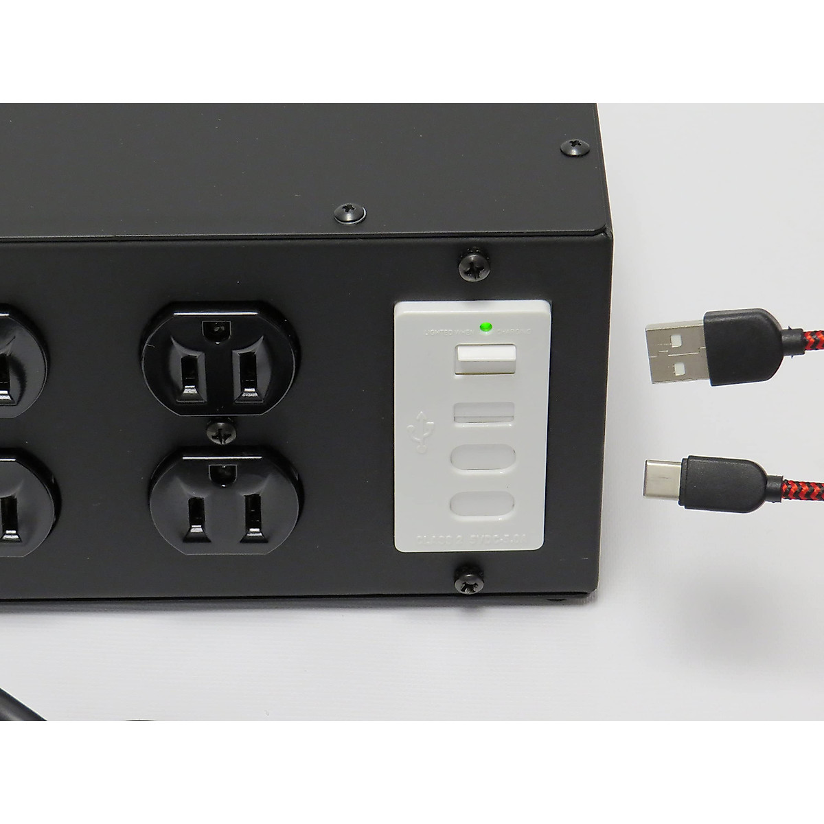 ZeroSurge 6R15W-4USB - 6 Outlet Plug-in Surge Protector and 4 Port USB Charger Version 2