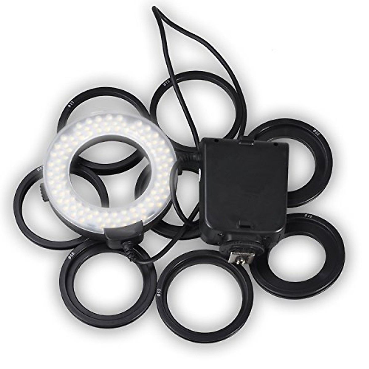 Canon Rebel T5 Dual Macro LED Ring Light/Flash (Applicable for All Canon Lenses)