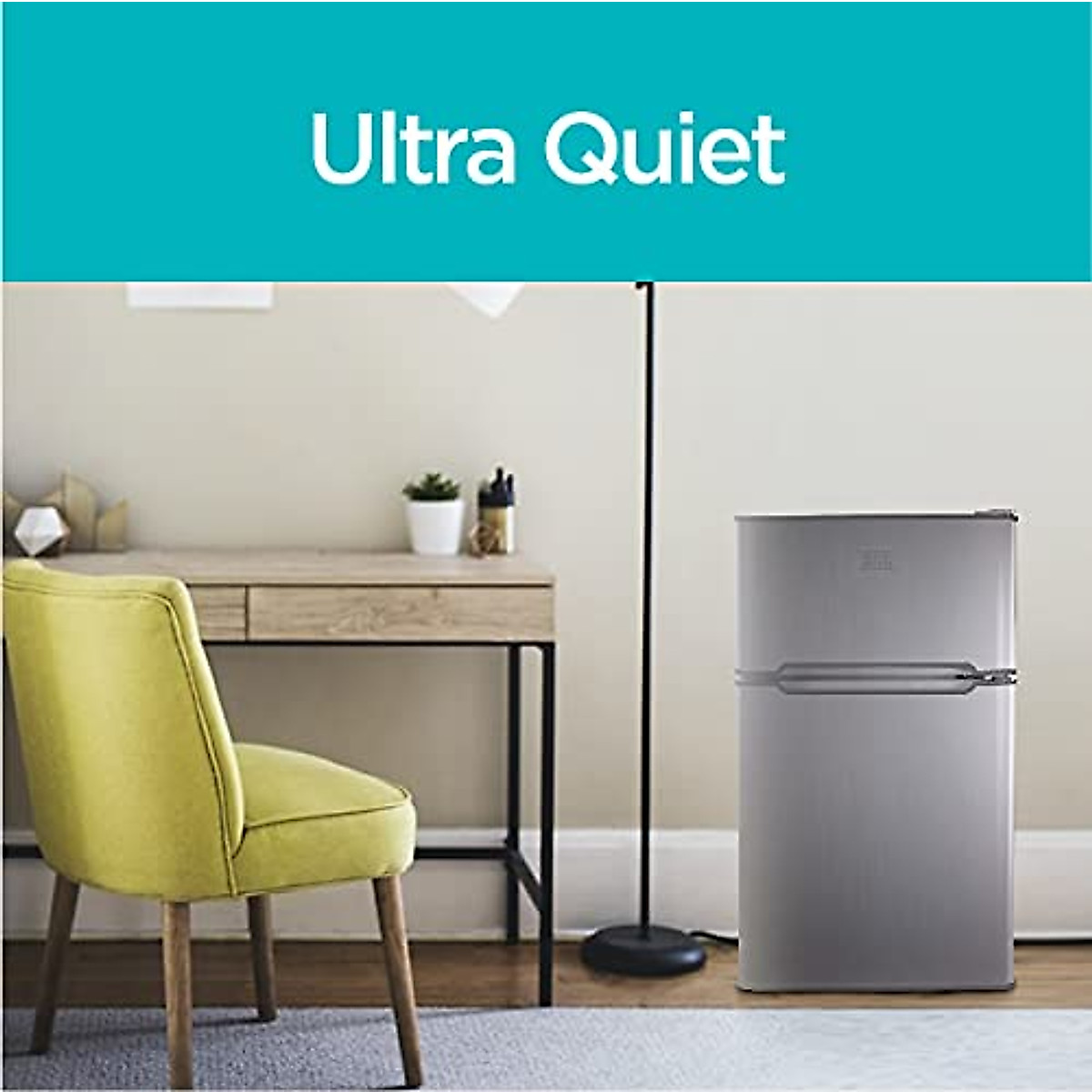 BLACK+DECKER BCRDK32V 2 Door Separate True Freezer (VCM) Mini Fridge