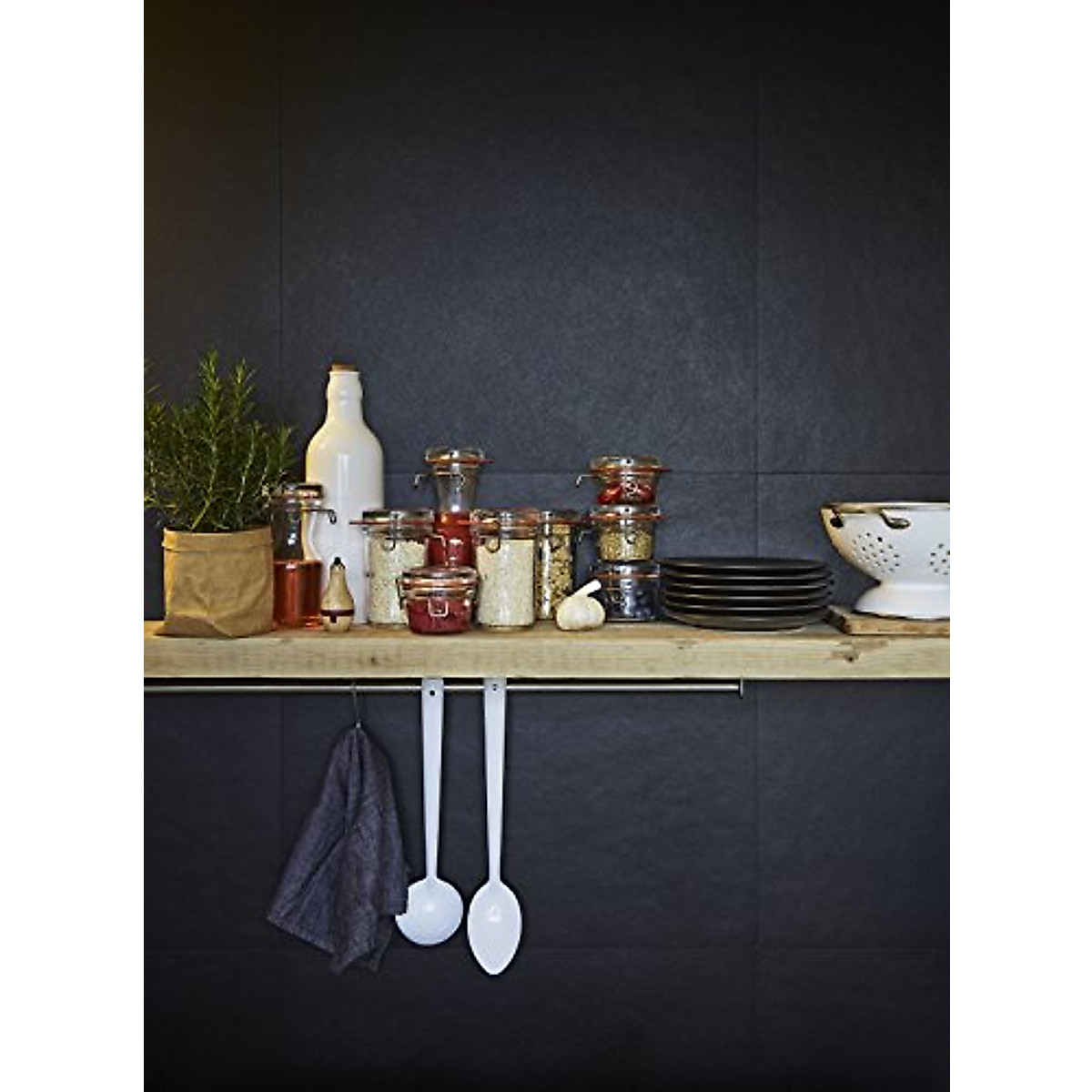 Luigi Bormioli Lock Eat Canning, Preserving & Serving Food Jar, 4.25 oz