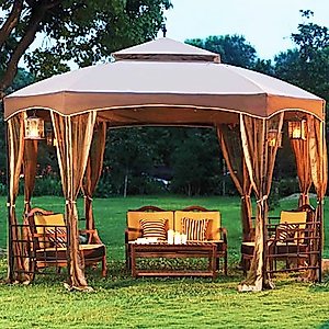 Garden Winds Sienna Octagon Gazebo Replacement Canopy Top Cover