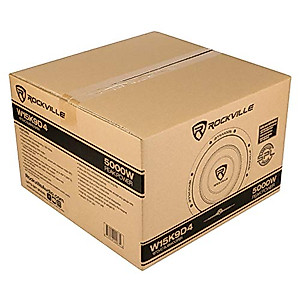 Rockville (2) W15K9D4 15" 10,000w Car Subwoofers Dual 4-Ohm Subs CEA Compliant